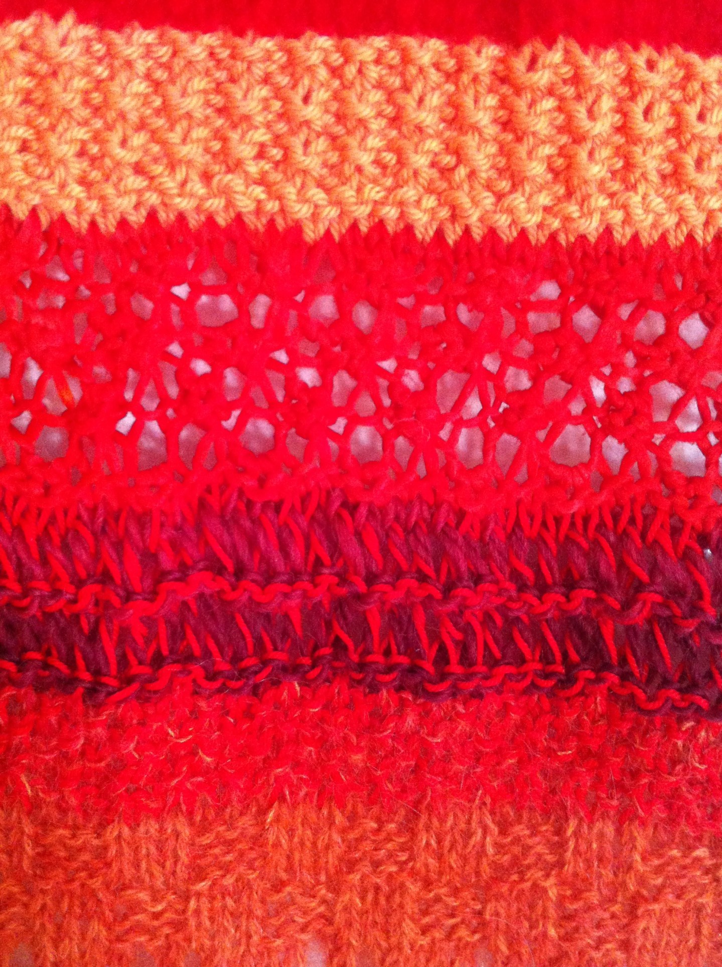 Red-Orange Scarf | Horace